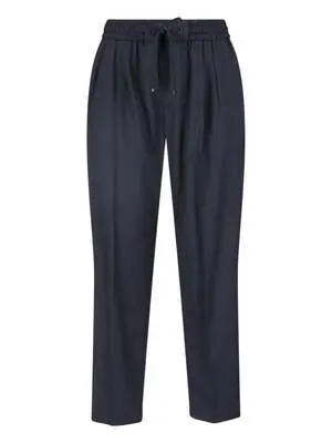 Dolce & Gabbana Drawstring Wool Trousers