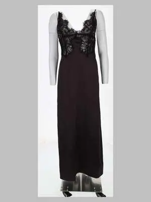 ALYSI Lace-trim Sleeveless Maxi Dress