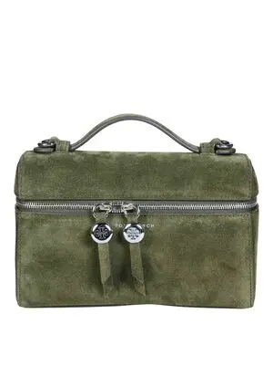 Tory Burch Romy Suede Slim Top Handle Bag