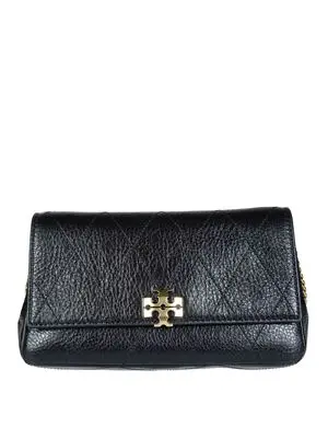 Tory Burch Quilted Chain Mini Wallet - Nero