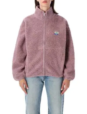 American Vintage Fleece Zip Jacket - Viola