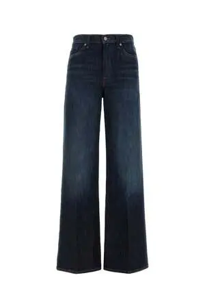Seven For All Mankind Stretch Denim Jeans - Blue