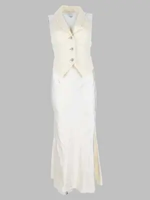 SELF-PORTRAIT Sleeveless Tailored Maxi Dress