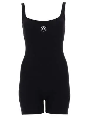 MARINE SERRE Ribbed Tank Bodysuit