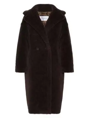 Max Mara Oversized Double-breasted Alpaca And Wool Coat