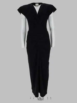 Isabel Marant Étoile Draped Cap Sleeve Maxi Dress