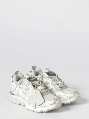 Off-White Be Right Back Rubber And Mesh Sneakers - Grey 1