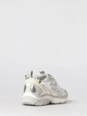 Off-White Be Right Back Rubber And Mesh Sneakers - Grey 1