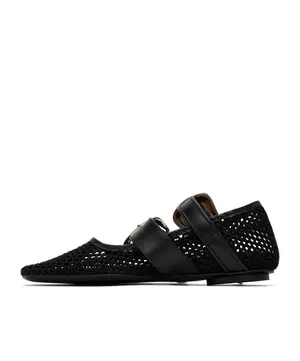 Toga Crochet Mesh Ballet Flats