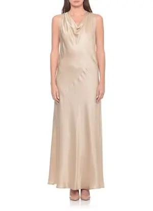 Antonelli Firenze Marcus Cowl-neck Maxi Dress