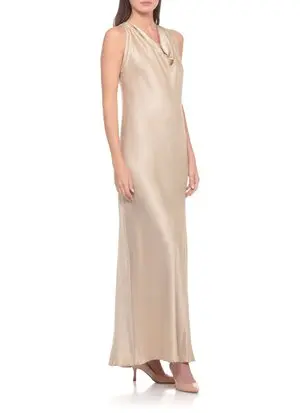 Antonelli Firenze Marcus Cowl-neck Maxi Dress