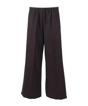Antonelli Firenze Elastic Waist Wide Leg Trousers