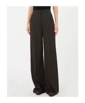Max Mara Pleated Wide Leg Trousers