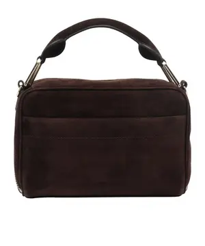 Essentiel Antwerp Bobby Suede Mini Shoulder Bag - Brown