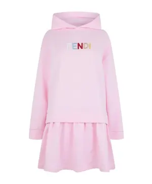 Fendi Cotton Hooded Dress
