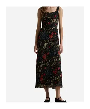 Ralph Lauren Floral Printed Midi Dress