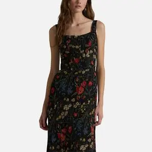 Ralph Lauren Floral Printed Midi Dress