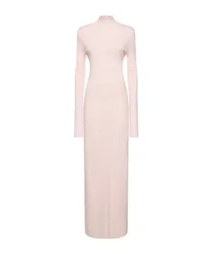 Khaite Long-sleeved Maxi Dress