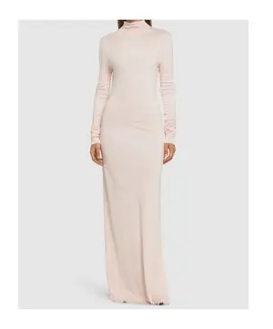Khaite Long-sleeved Maxi Dress