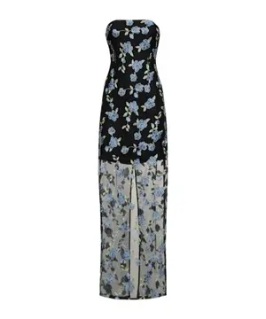 ROTATE BY BIRGER CHRISTENSEN Mermaid-print Ruffle Dress