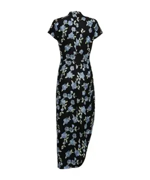 ROTATE BY BIRGER CHRISTENSEN Asymmetric Net Dress