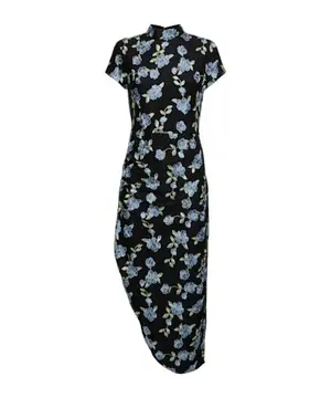 ROTATE BY BIRGER CHRISTENSEN Asymmetric Net Dress