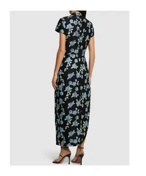 ROTATE BY BIRGER CHRISTENSEN Asymmetric Net Dress