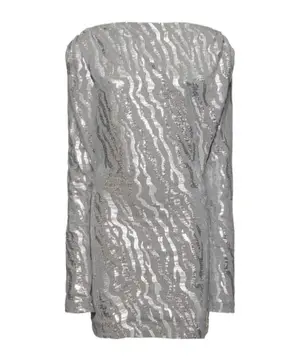 ROTATE BY BIRGER CHRISTENSEN Sequin Mini Dress - Gray