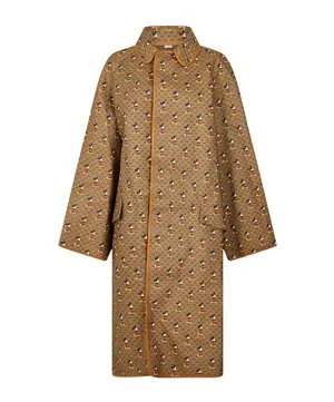 Gucci Double Breasted Trench Coat - Brown