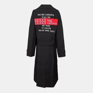 Gucci Water Resistant Double-breasted Trench Coat