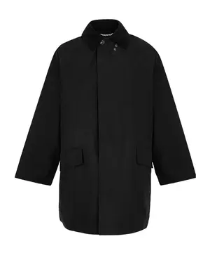 Gucci Double Breasted Water-resistant Trench Coat - Black