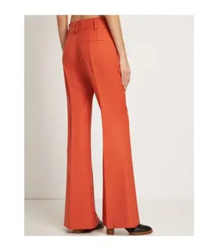 Gabriela Hearst Rhein Wool Blend Flare Trousers