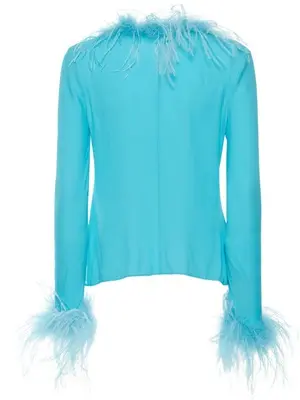 Giuseppe Di Morabito Feather Patchwork Cover-up