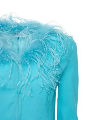 Giuseppe Di Morabito Feather Patchwork Cover-up