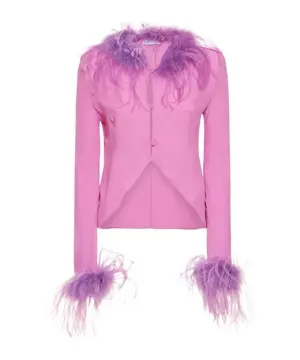 GIUSEPPE DI MORABITO Giuseppe Di Morabito Feather Patchwork Cover-Up
