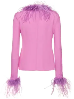Giuseppe Di Morabito Feather Patchwork Cover-up