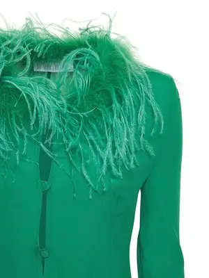 Giuseppe Di Morabito Feather Patchwork Cover-up