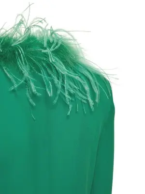 Giuseppe Di Morabito Feather Patchwork Cover-up