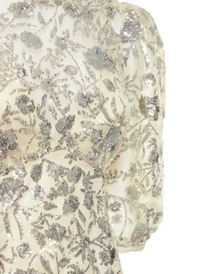 SELF-PORTRAIT Sequined Mid-length Dress