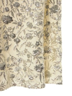 SELF-PORTRAIT Sequined Mid-length Dress