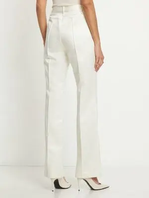 ROTATE BY BIRGER CHRISTENSEN Robyn Twill Straight Leg Casual Pants