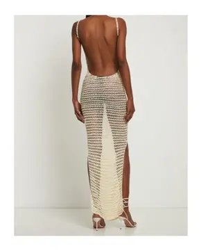 AYA MUSE Agari Knitted Long Dress