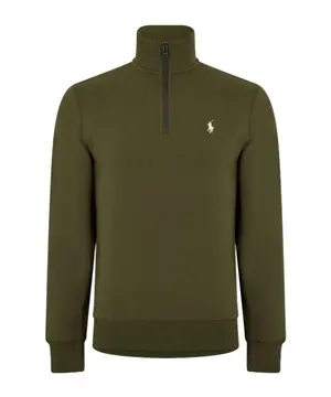Polo Ralph Lauren Quarter Zip-up Hoodie - Green