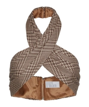 Giuseppe Di Morabito Plaid Pattern Cropped Vest
