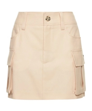Giuseppe Di Morabito Lightweight Wool Mini Skirt - Nude