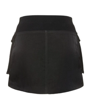 DION LEE Nylon Twill Cargo Bomber Mini Skirt