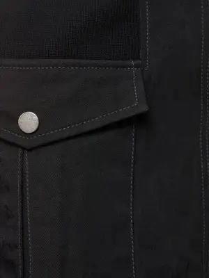 DION LEE Nylon Twill Cargo Bomber Mini Skirt