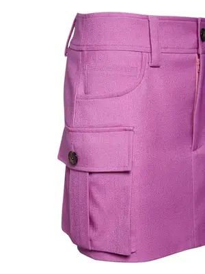 Giuseppe Di Morabito Lightweight Wool Mini Skirt
