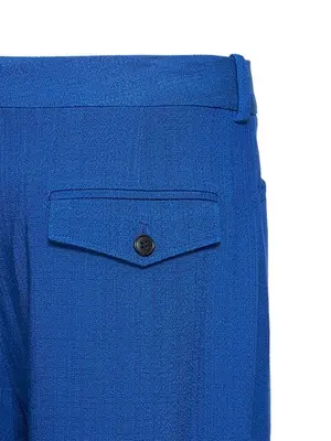 Victoria Beckham Straight Leg Stretch Viscose Trousers