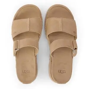 UGG Logo Detail Flat Sandals